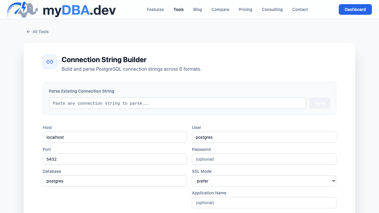 MyDBA.dev - PostgreSQL Performance Monitor